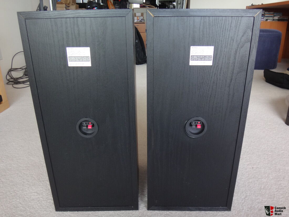 SONY SS-MB350H 3-Way Large Bookshelf or Small Floor Standing Speakers ...