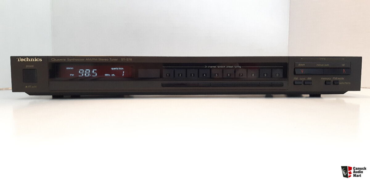 Technics ST-S78 Quartz Synthesizer AM/FM Stereo Tuner For Sale - Canuck ...