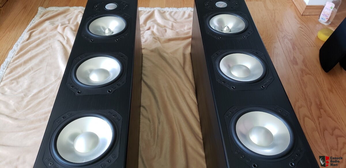 MONITOR AUDIO SILVER sleek very detailed sound. can ship but are heavy ...