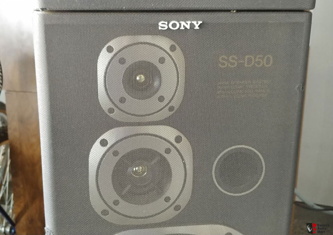 Sony SS-D50 Vintage 3-Way 60W Bookshelf speakers only Photo #2359255 ...