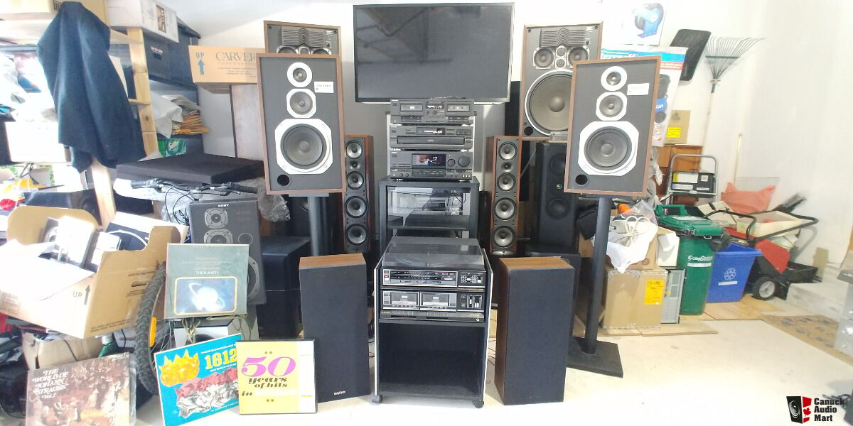 Sanyo GXT717 Vintage Sereo Music System with speakers, for the starter ...