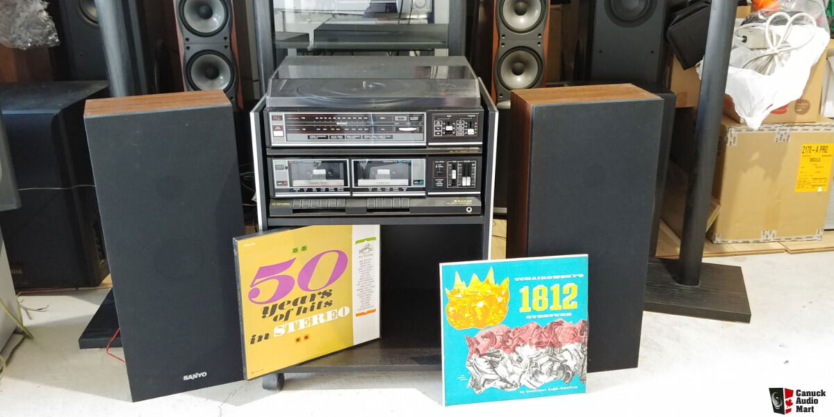 Sanyo GXT717 Vintage Sereo Music System with speakers, for the starter ...