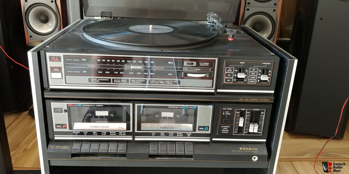Sanyo GXT717 Vintage Sereo Music System with speakers, for the starter ...