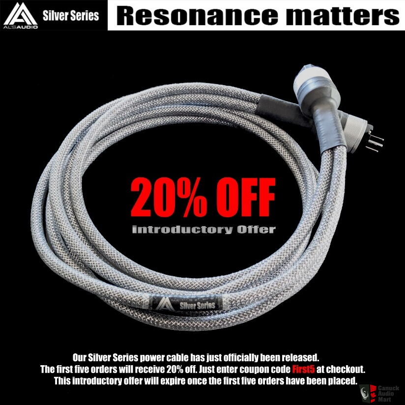 Al's Audio Silver Series 6ft Power Cable Dealer Ad - Canuck Audio Mart