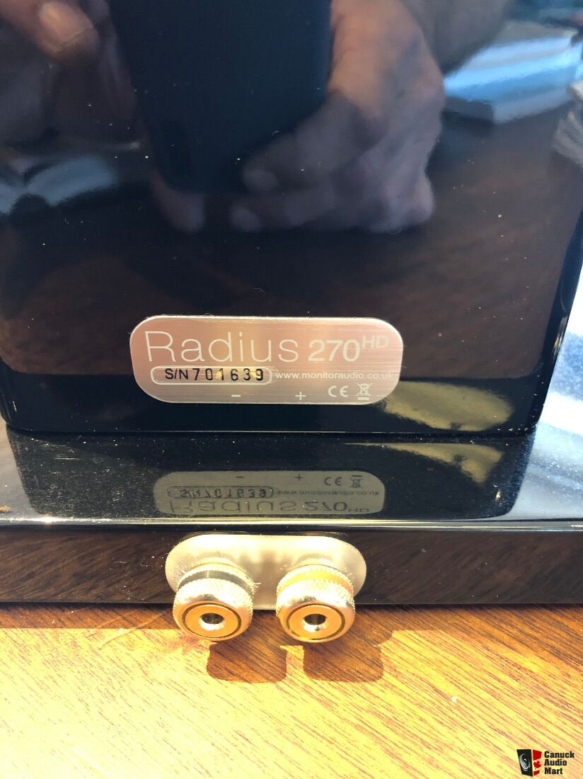 Monitor Audio Radius 270HD noir lustré usagé Photo #2365940 - Canuck ...