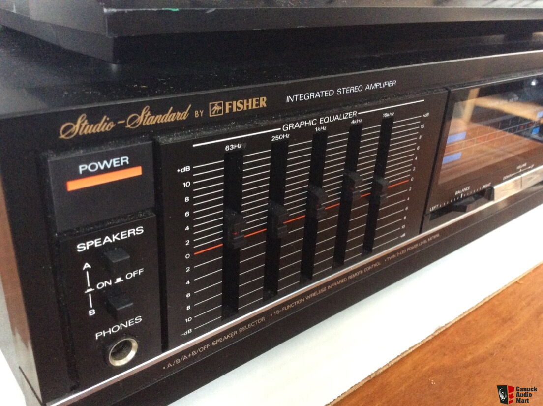 Vintage: Fisher Studio Record Player + Amplifier + AM/FM Receiver Photo ...