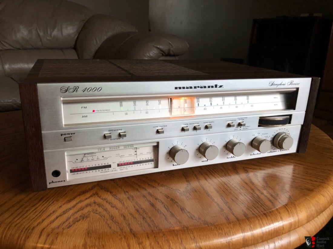 Refurbished 1980 Marantz SR4000 Receiver Fully serviced & face off ...