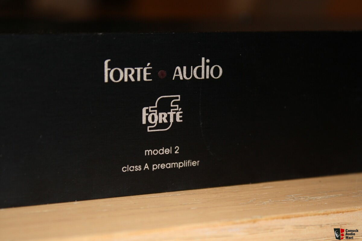 Forte audio Model 2 For Sale - Canuck Audio Mart