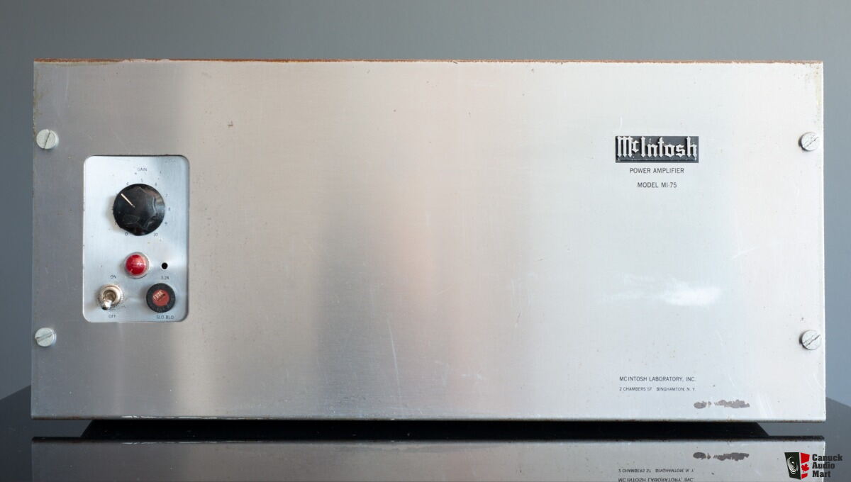 McIntosh Vintage MI-75 Industrial Tube Mono Power Amplifier Photo ...