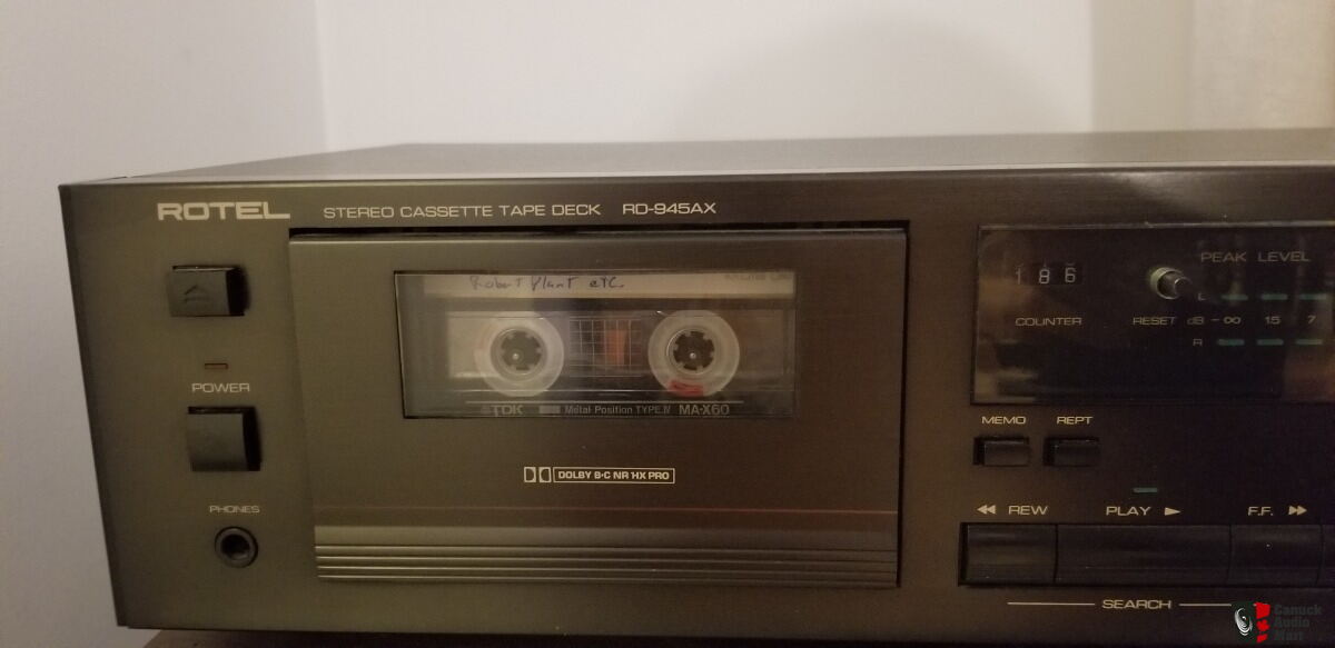 Rotel RD-945AX Stereo Cassette Tape Deck Photo #2379451 - UK Audio Mart