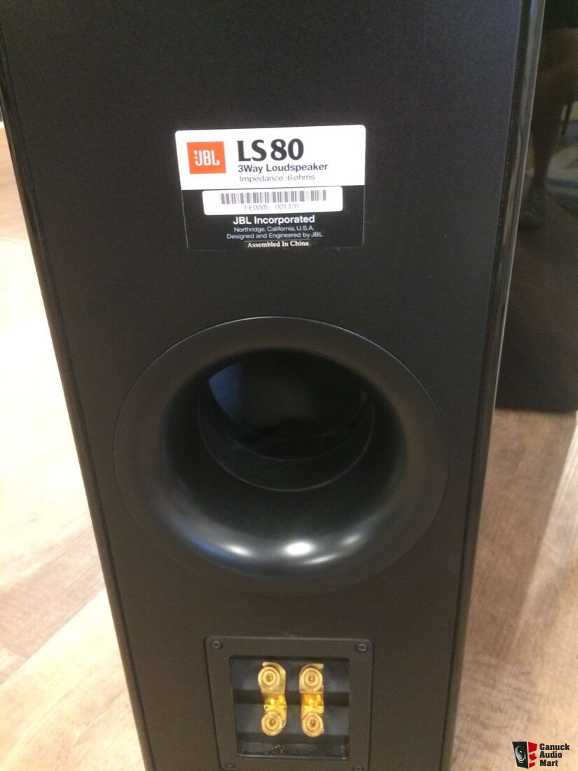 JBL LS 80 Floorstanding Speakers (Black Gloss): Mint Trade-In; 90 Day ...