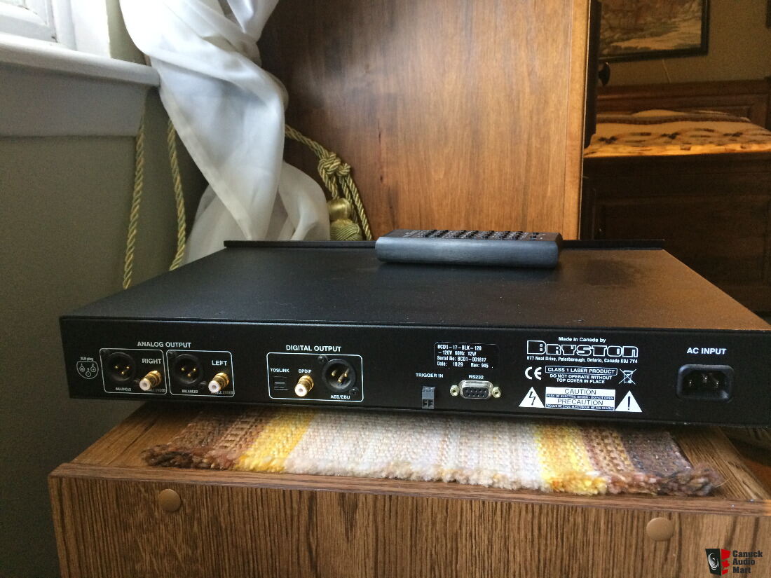 Bryston BCD1 CD player Photo #2380082 - Canuck Audio Mart