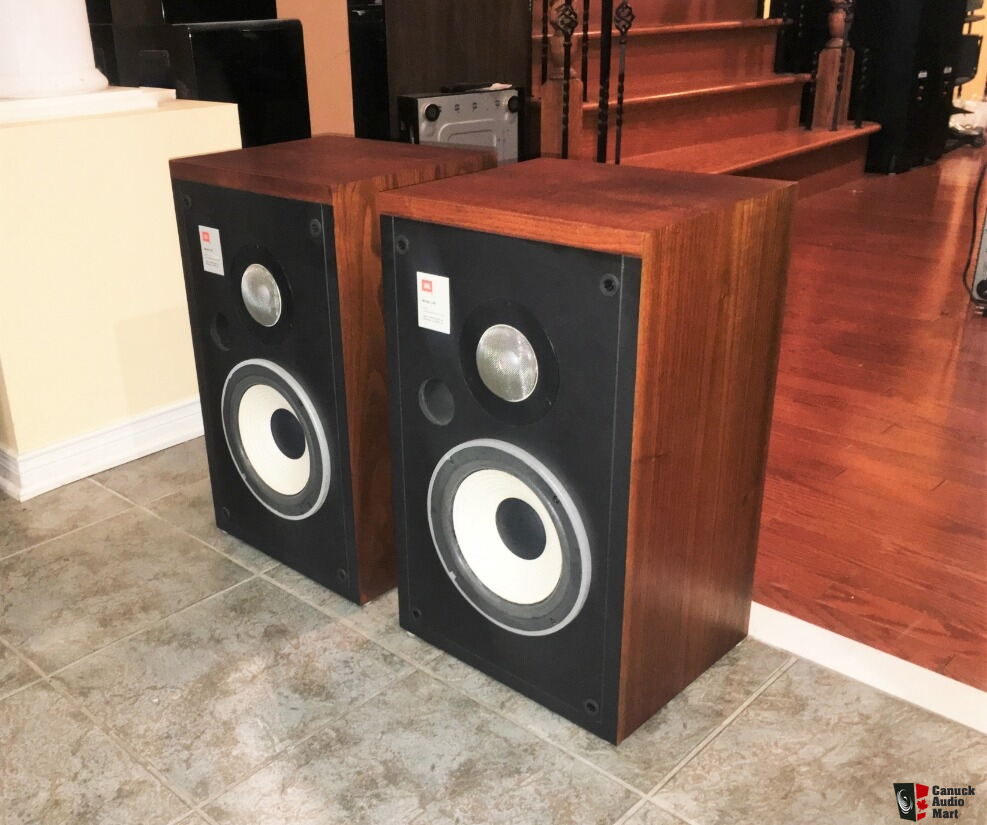 Beautiful Vintage JBL L46 Speakers with attractive Blue Grills Photo ...