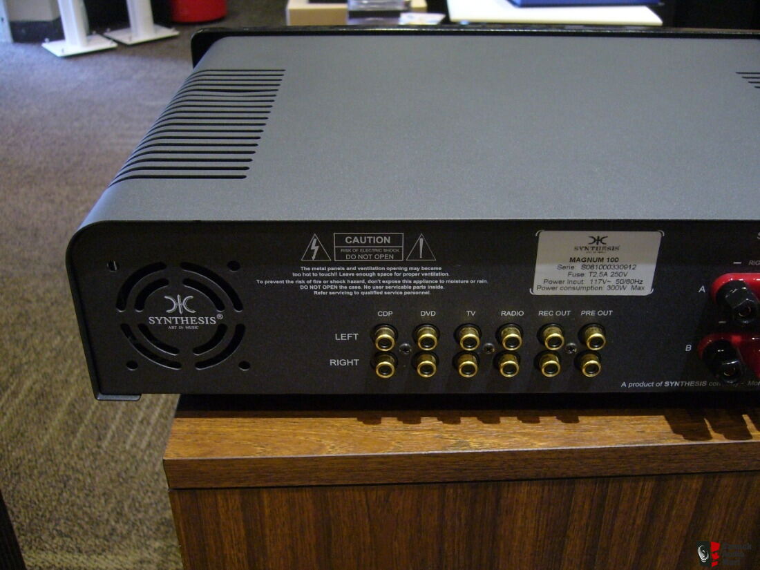 Synthesis Magnum 100 Hybrid Integrated Amp in black (Price reduced ...