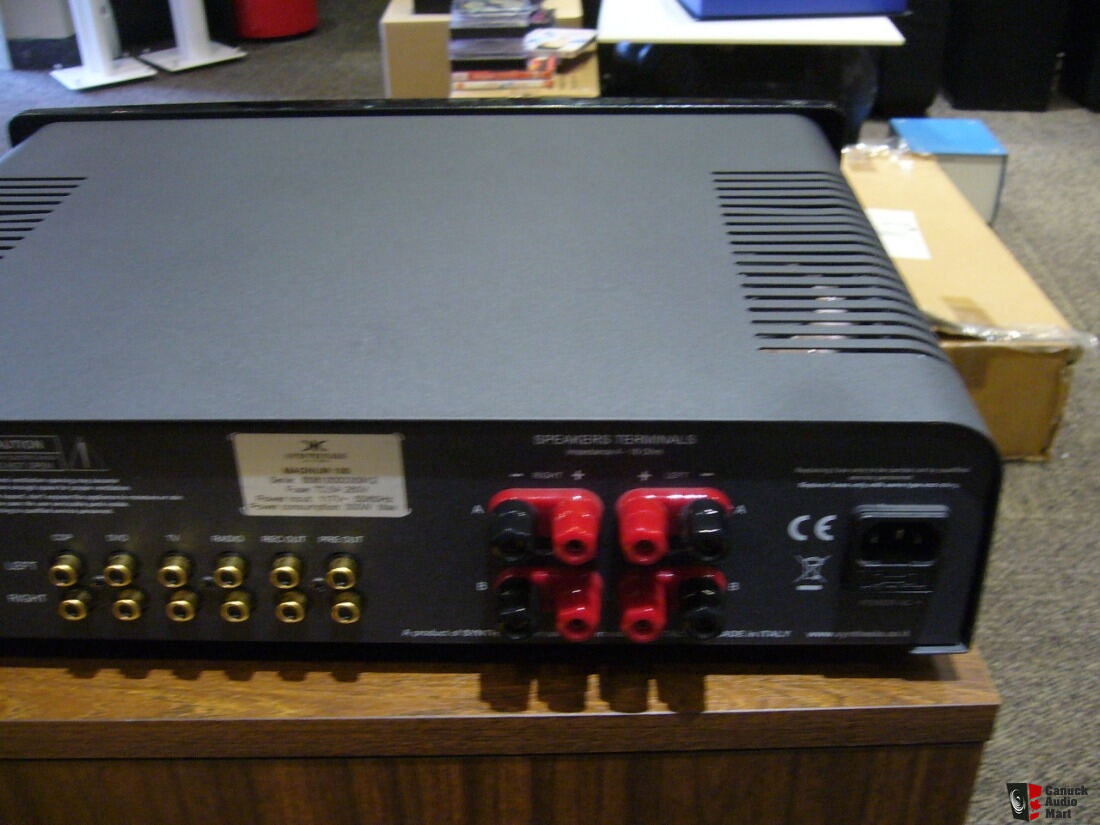 Synthesis Magnum 100 Hybrid Integrated Amp in black (Price reduced ...