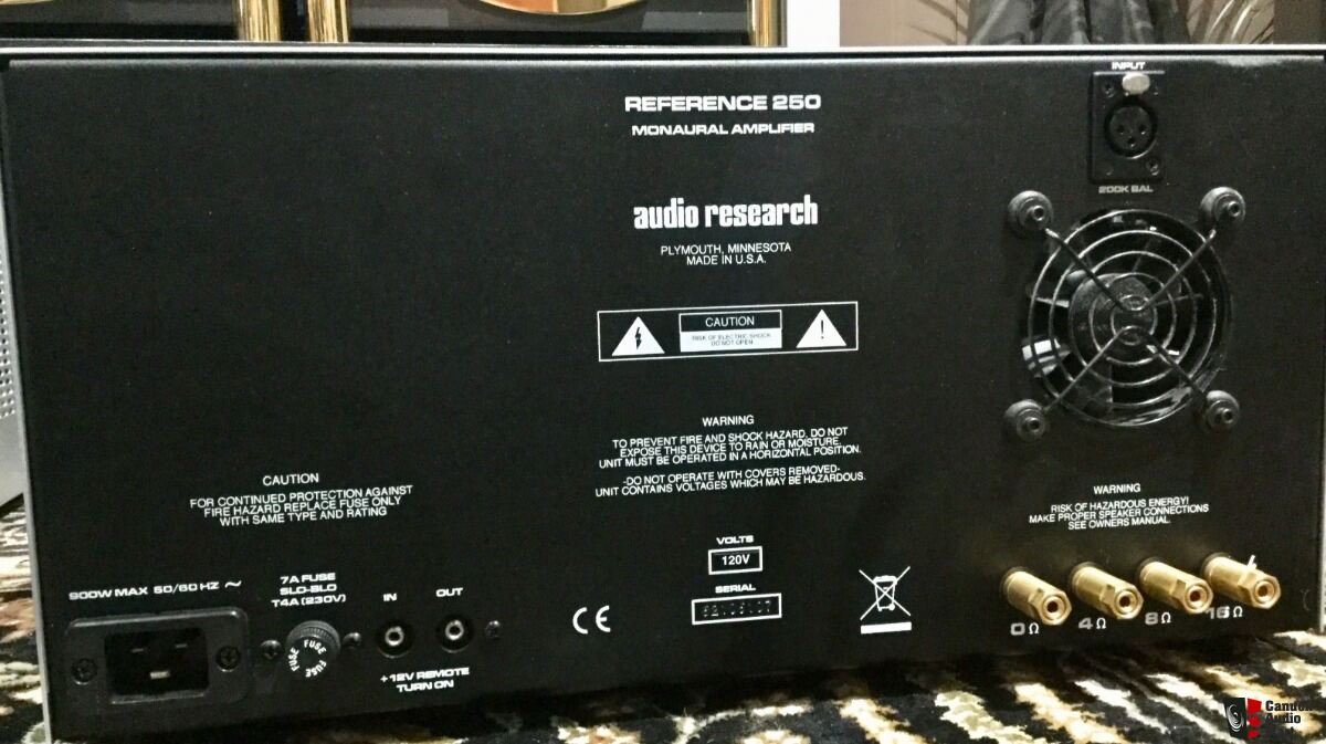 Audio Research REF250 amps Photo #2394643 - Canuck Audio Mart