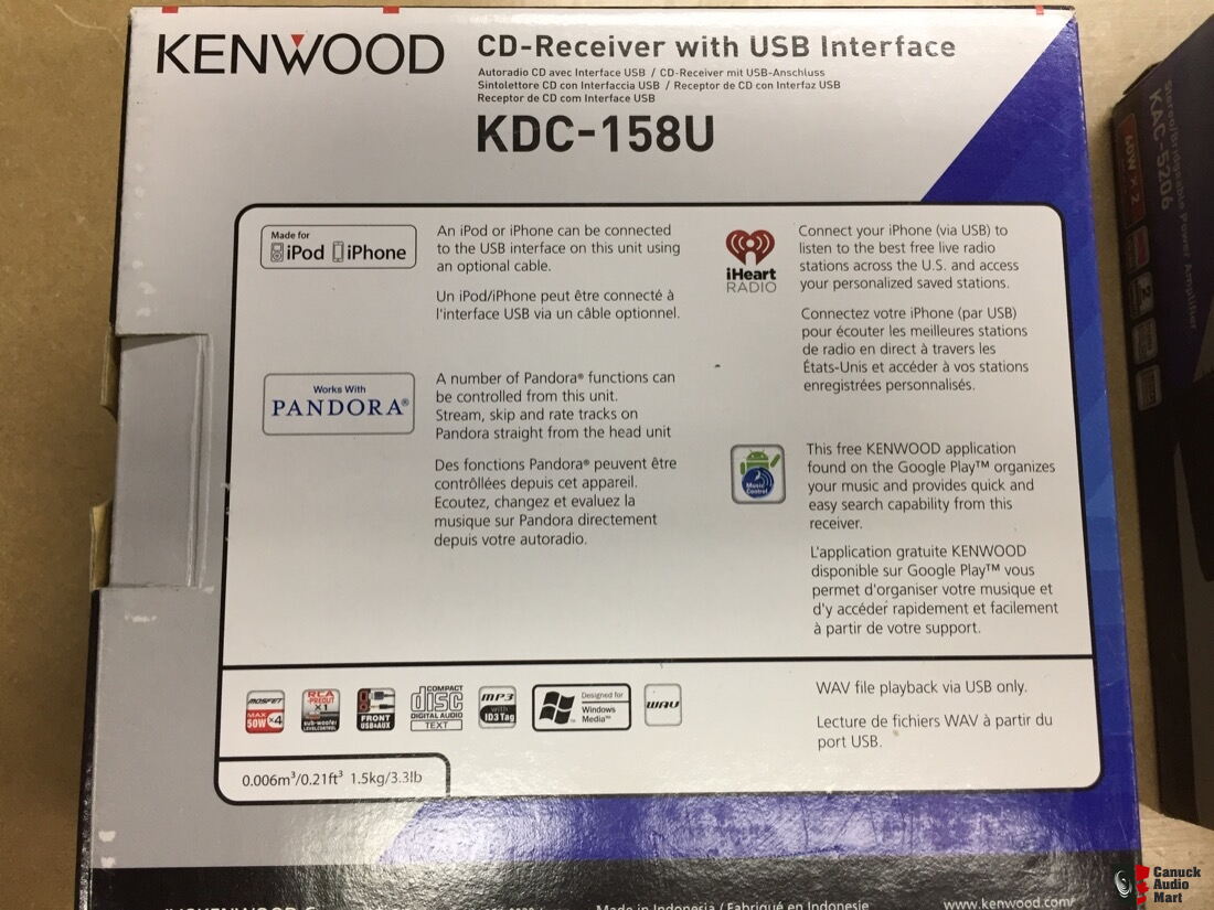Kenwood Car Stereo - Deck & Power Amp - Like New Photo #2401143 - UK ...
