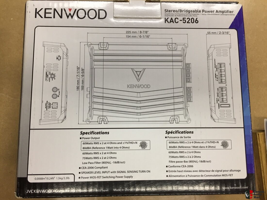 Kenwood Car Stereo - Deck & Power Amp - Like New Photo #2401143 - UK ...