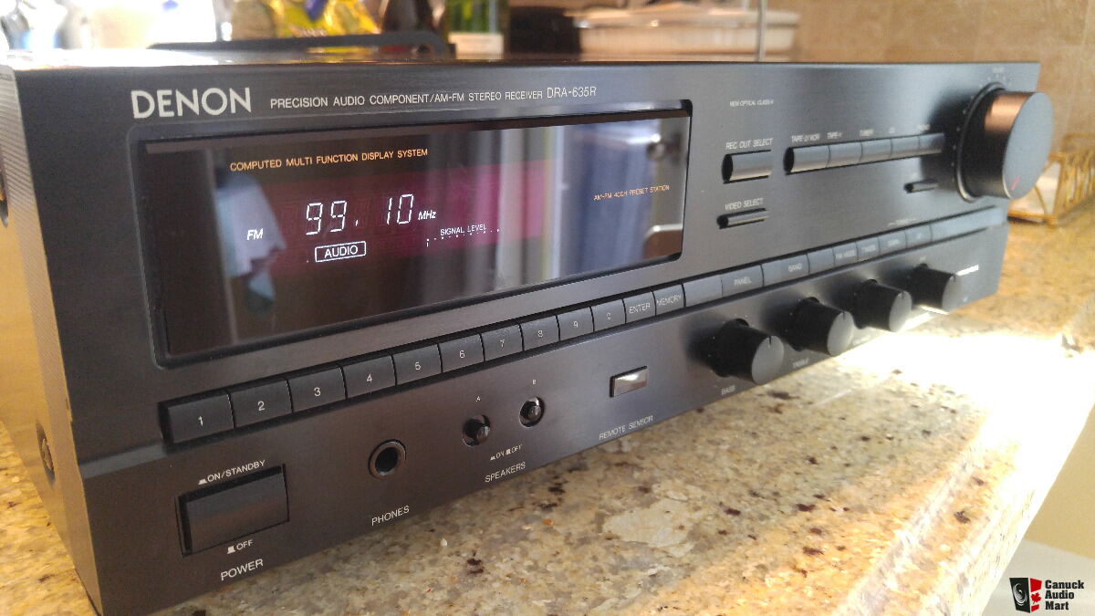 Denon 635R Class A receiver , torroidal - 80 watts rms - MINT ! Photo ...