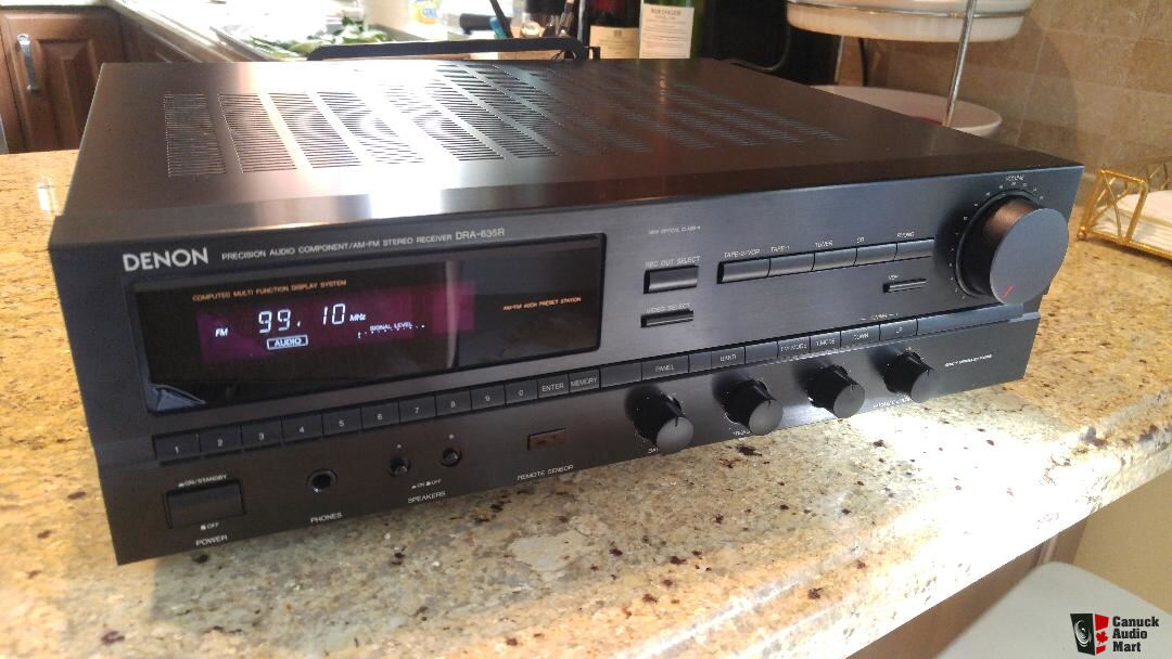 Denon 635R Class A receiver , torroidal - 80 watts rms - Excellent ...