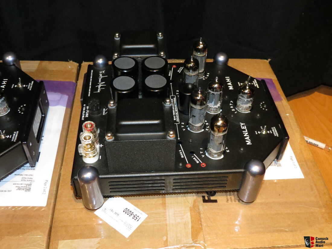 Manley Mahi Monoblock tube amps Photo #2406373 - UK Audio Mart