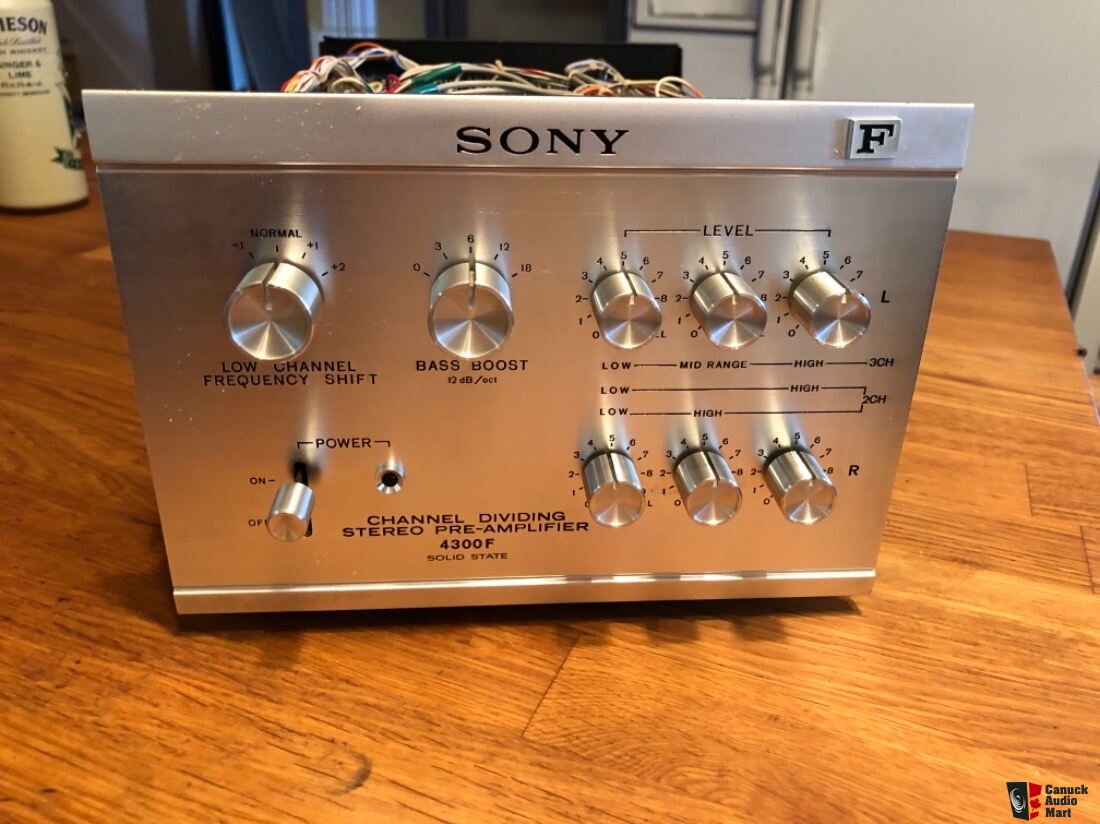 SONY TA-4300 F FET CROSSOVER X-OVER ELECTRONIC perfect working free ...