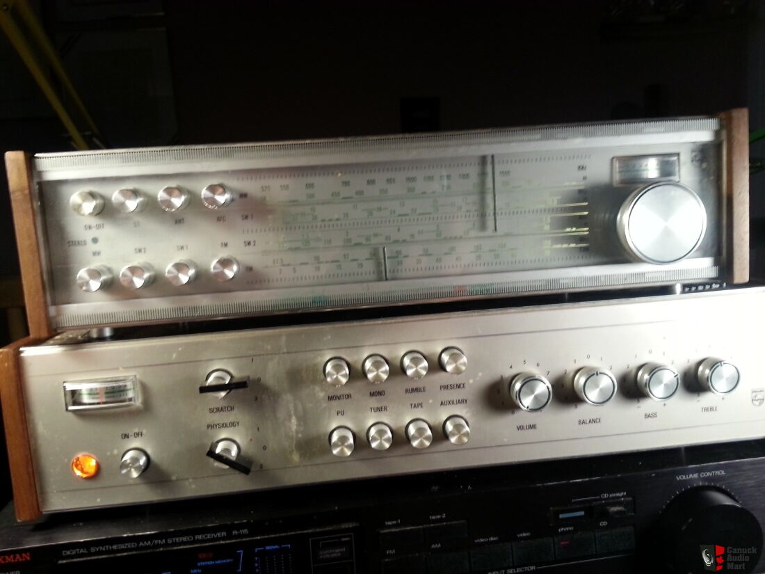Rare Vintage Phillips 22RH591 Amplifier 22RH697 Tuner Photo #2419083 ...