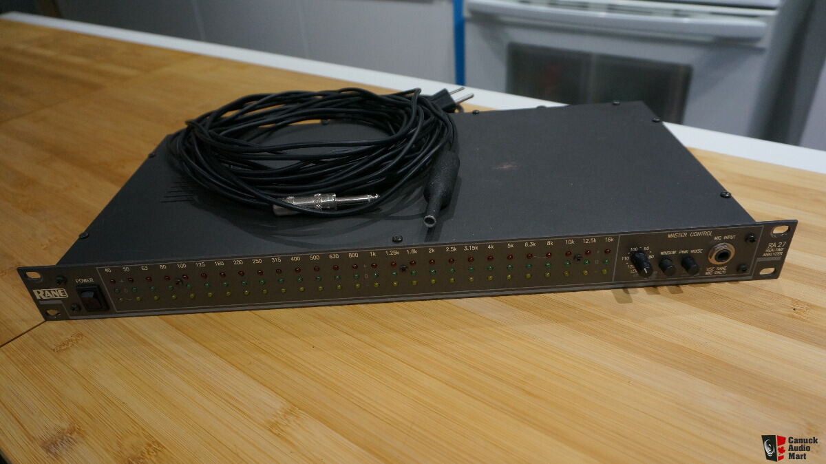 Rane RA27 Real Time Analyzer with original calibration microphone For ...