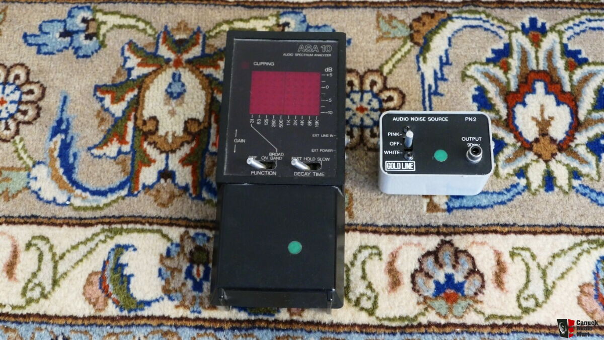 Gold Line ASA 10 vintage portable real time analyzer and noise ...