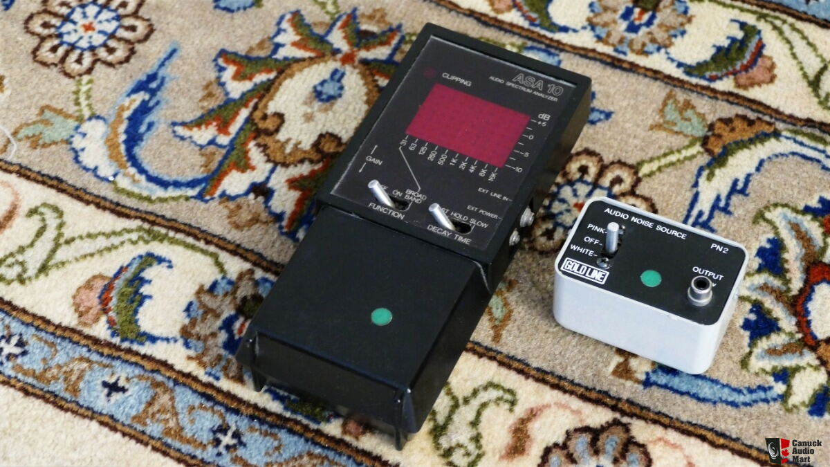 Gold Line ASA 10 vintage portable real time analyzer and noise ...