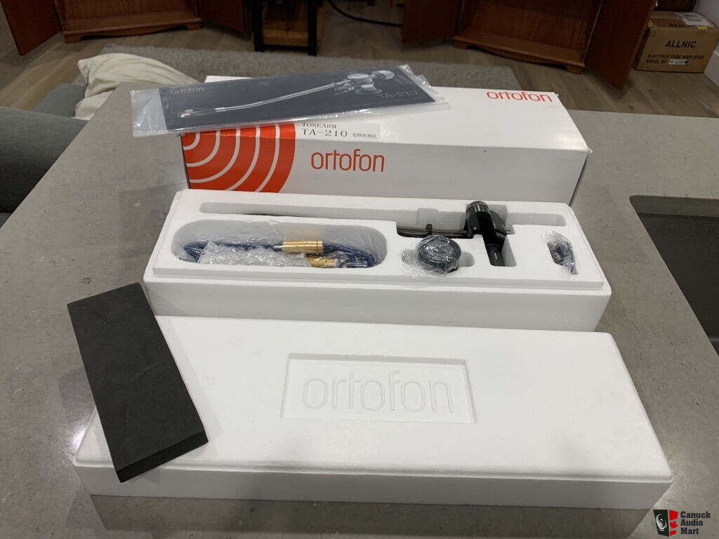 Ortofon TA-210 tonearm As New in original box, complete with phono ...