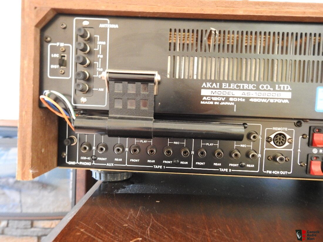 Akai AS 1080 DB AM/FM Quadraphonic Receiver Top of the line + Remote ...