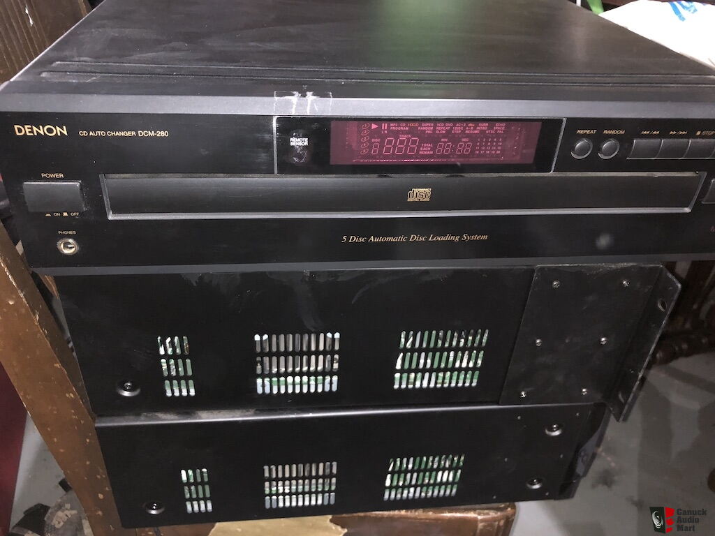 Denon DCM-280 5-disc changer For Sale - Canuck Audio Mart