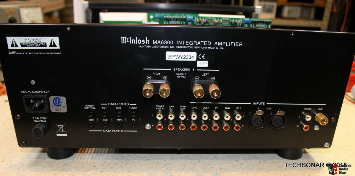 McIntosh MA6300 Integrated Stereo Amplifier Fully TESTED Photo #2436675 ...