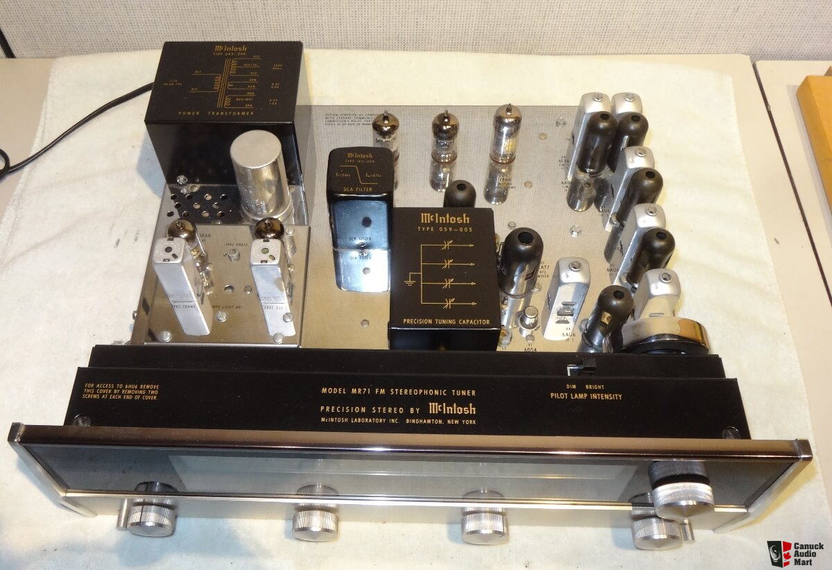 McIntosh MR71 stereo tube tuner with cabinet NICE Photo #2437599 ...