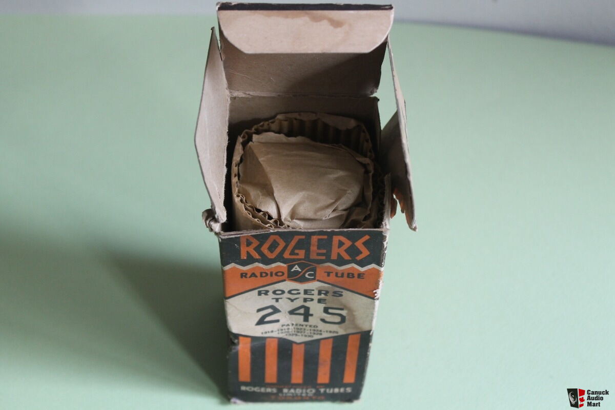 Rogers 245 globe tube manufactured by Rogers Radio Toronto Photo ...