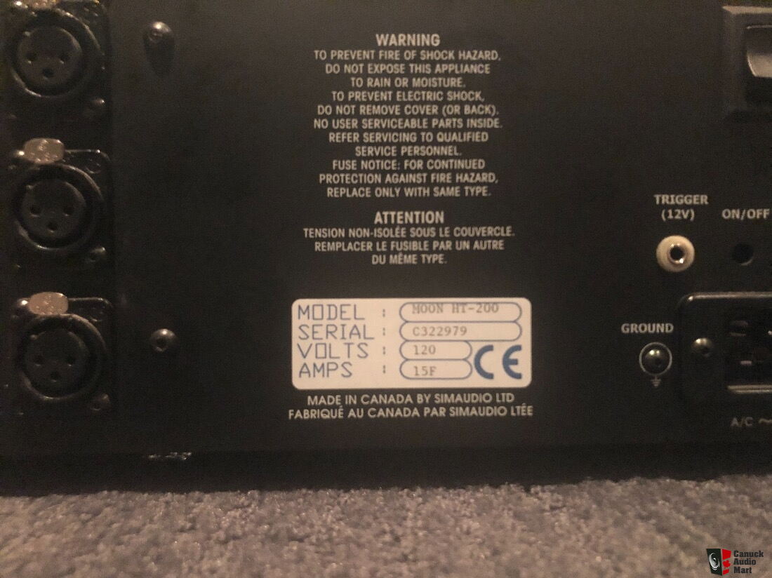 Moon Titan HT 200 - 7-channel power amplifier - 200 wpc @ 8 ohms / 400 ...