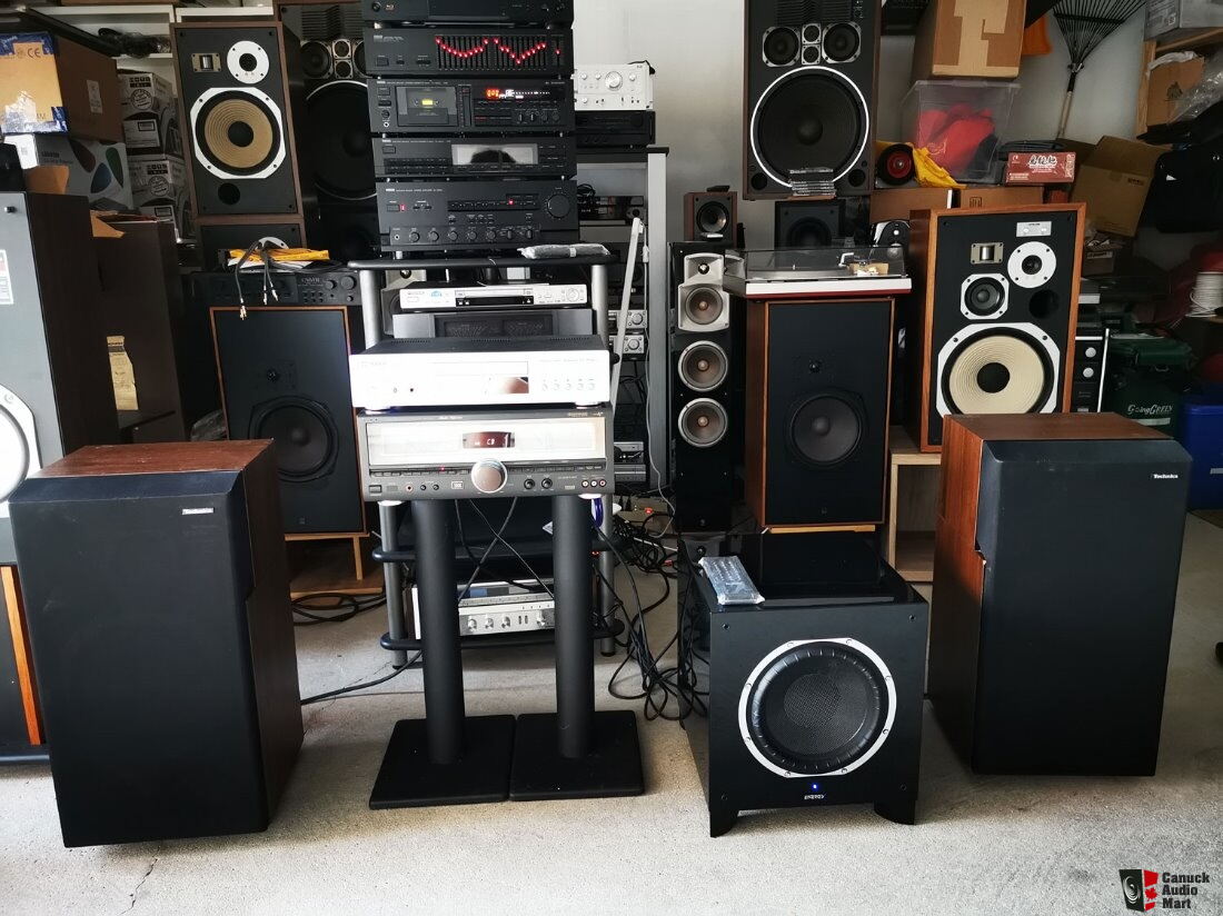 Technics SB-L200 Vintage 100W Linear Phase Floor Standing Speakers ...