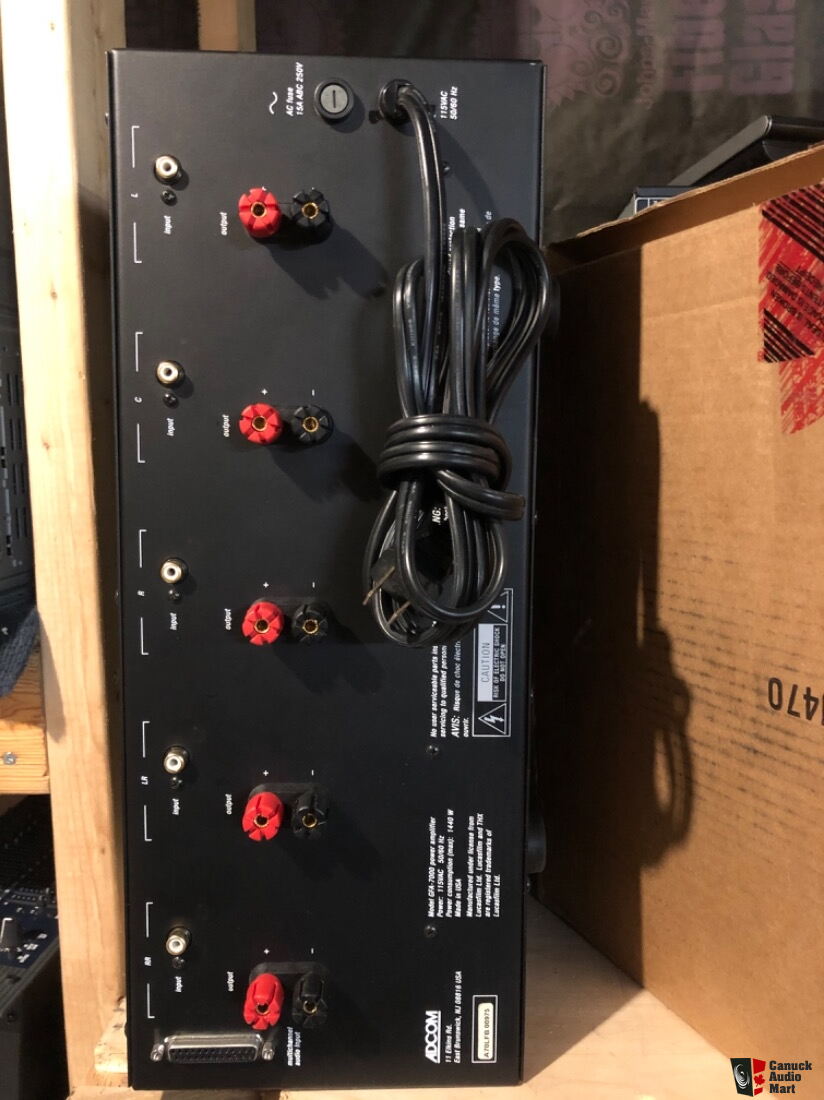 Adcom GFA-7000 5 channel Power amp For Sale - Canuck Audio Mart
