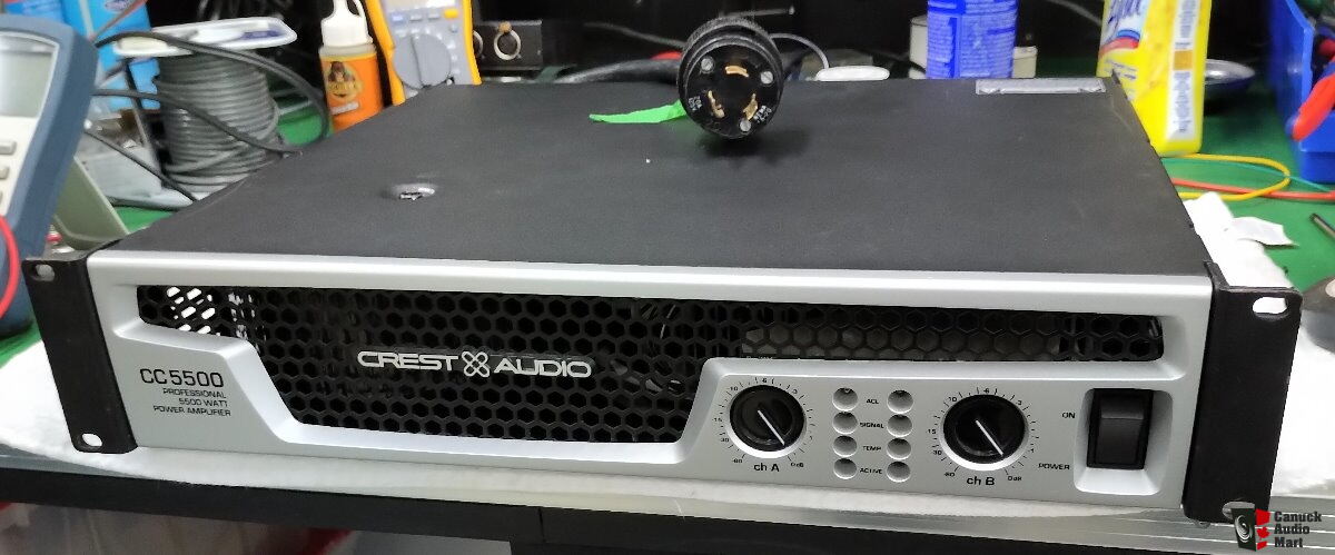 Crest C5500 Professional Power Amplifier Dealer Ad - Canuck Audio Mart