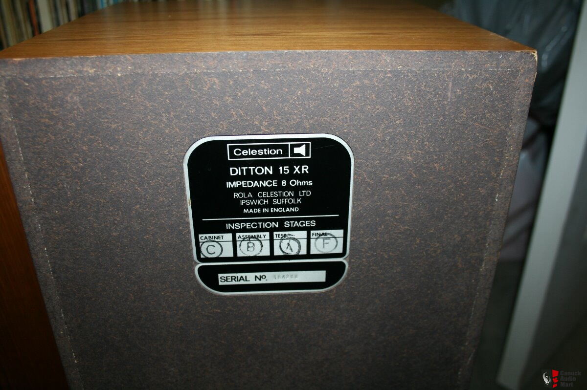 Classic Celestion Ditton 15 XR speakers Photo #2448763 - Canuck Audio Mart