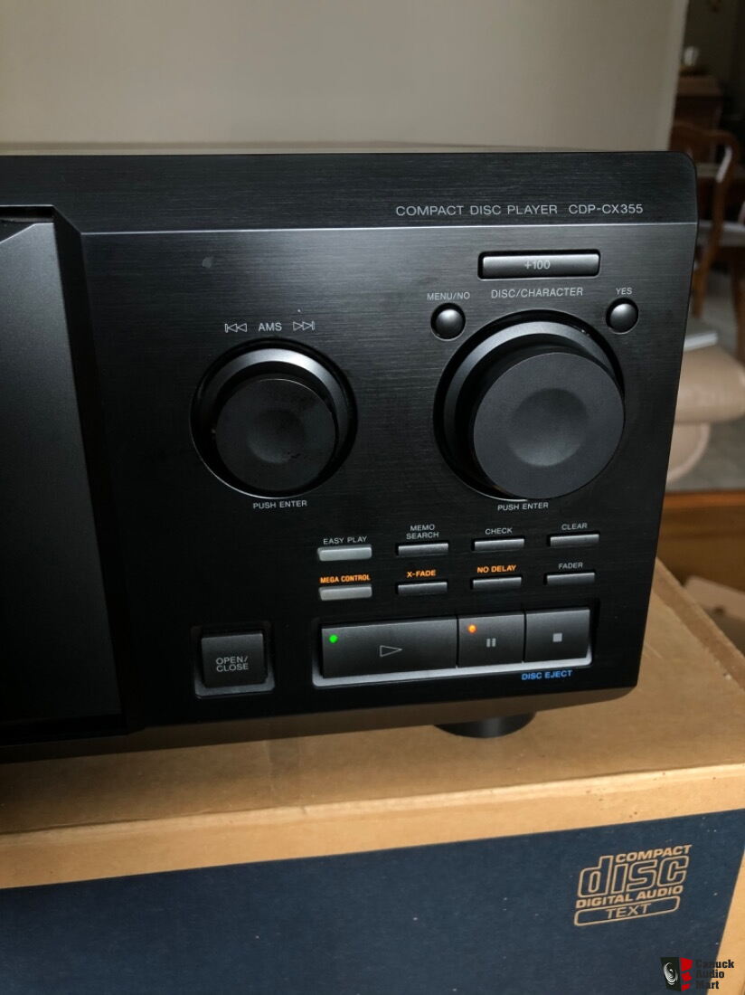 SONY CDP-CX355 300 CD Player Changer original box , manual & remote ...