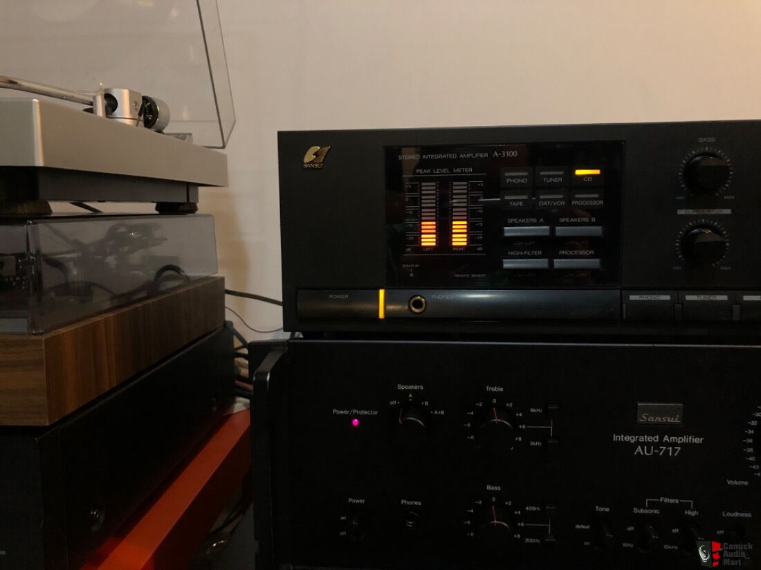 Refurbished 1988 Sansui A-3100 Integrated Amplifier extremely powerful ...