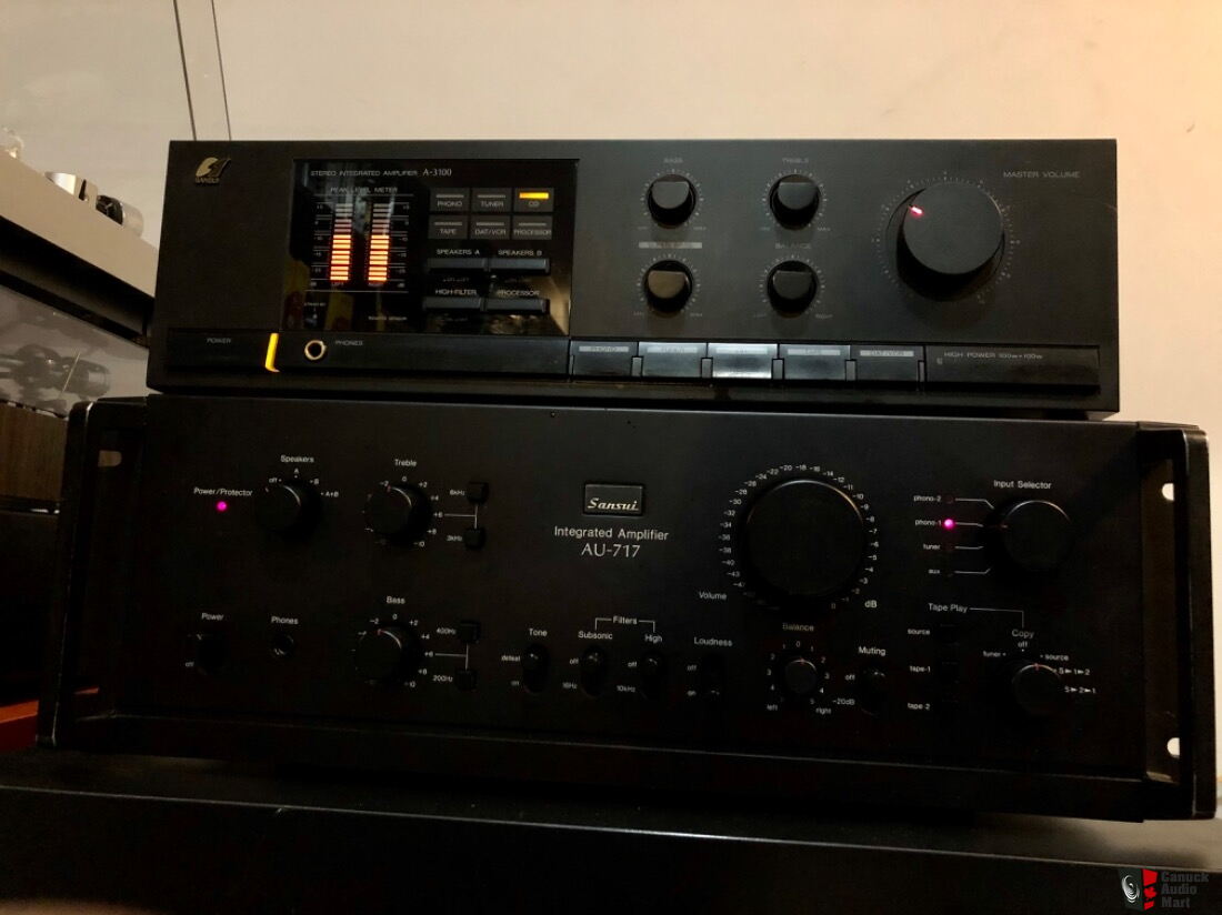 Refurbished 1988 Sansui A-3100 Integrated Amplifier extremely powerful ...