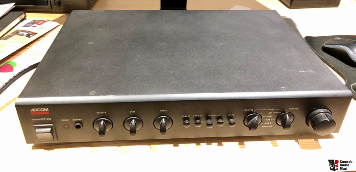 Adcom GFP-555 Pre-Amp Processor Amplifier Photo #2454565 - UK Audio Mart