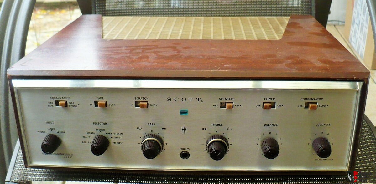 Scott 222-D Integrated Tube Amplifier With Wood Cabinet Photo #2455098 ...