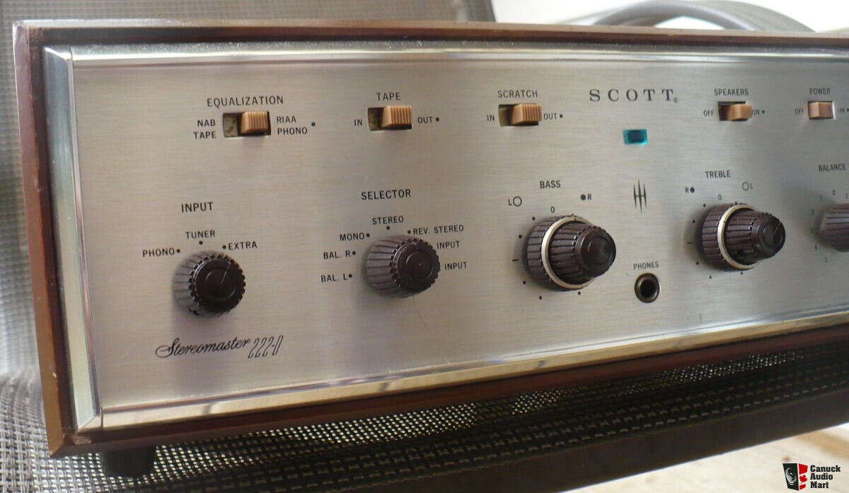 Scott 222-D Integrated Tube Amplifier With Wood Cabinet Photo #2455103 ...