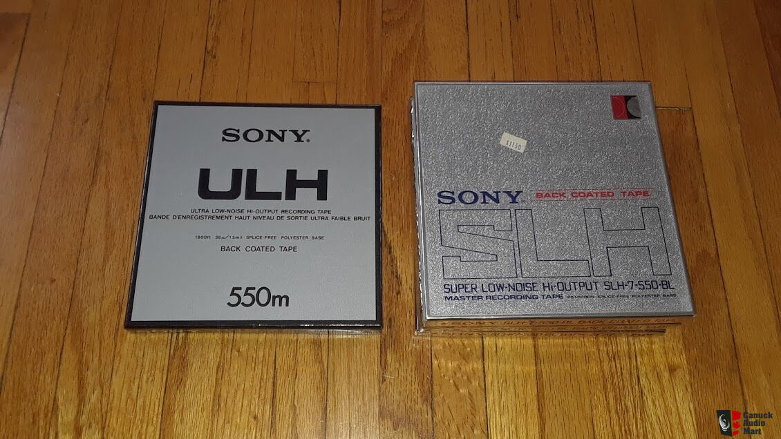 Five Sony 7 inch reel to reel recording tapes ULH / SLH For Sale ...
