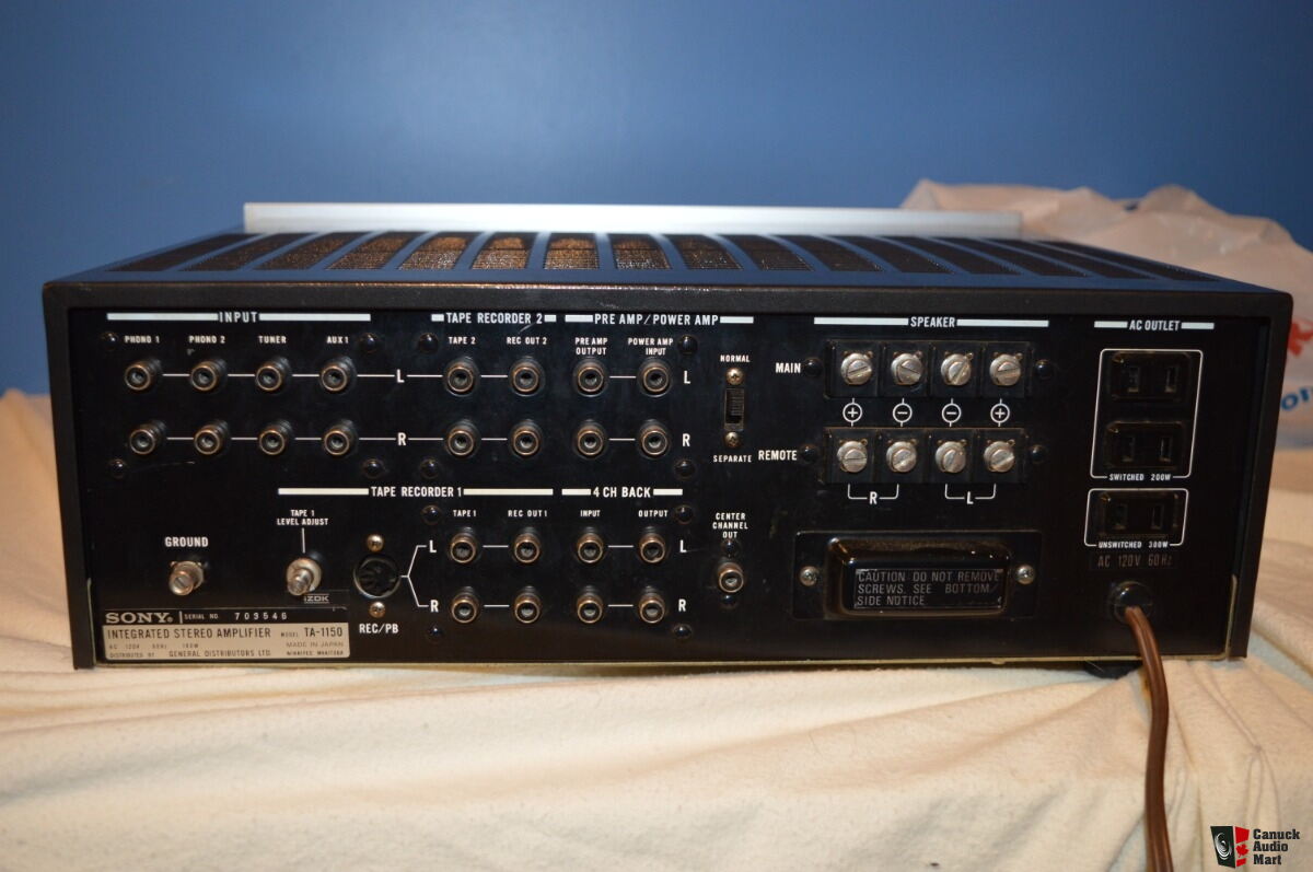 SONY TA 1150 Integrated Amplifier Photo #2460835 - US Audio Mart