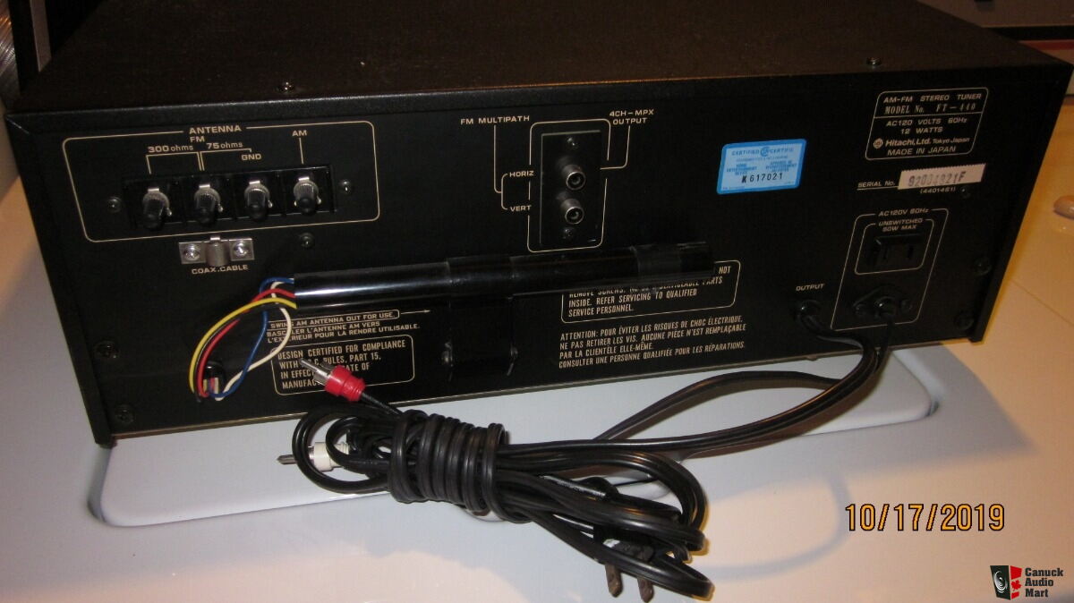 Hitachi FT440 Tuner Fully rebuilt and updated Photo #2462121 - UK Audio ...